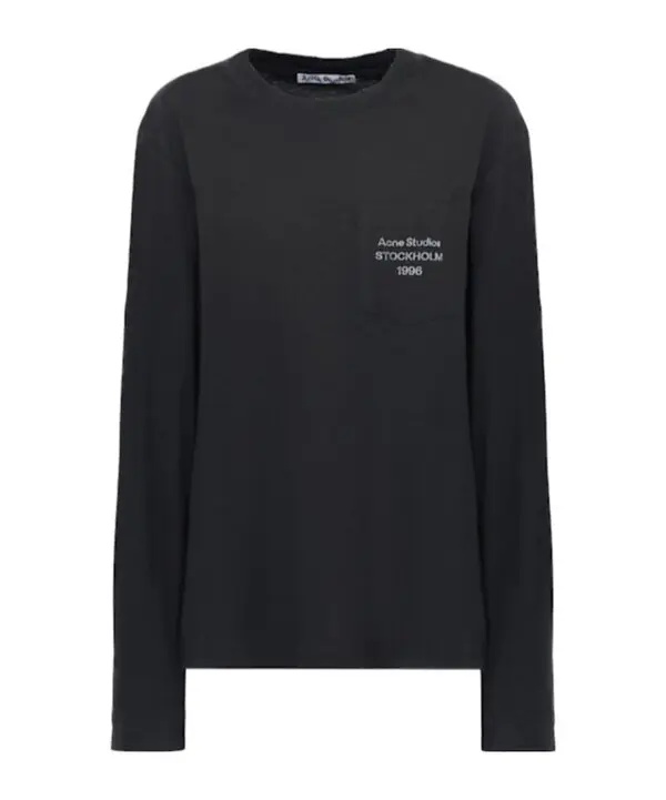 Acne Studios Long Sleeve Organic Cotton T-shirt