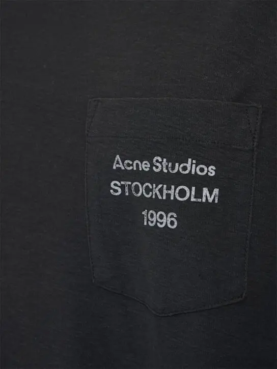 Acne Studios Long Sleeve Organic Cotton T-shirt