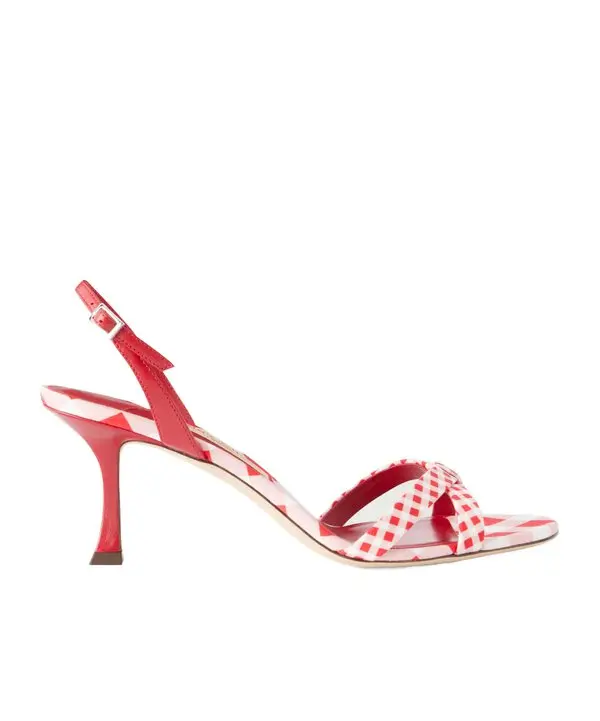 JIMMY CHOO Elsy Slingback Sandals - Red