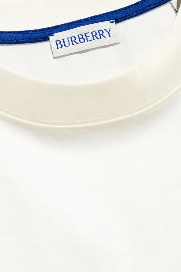 Burberry Edk Embroidered Crewneck T-shirt