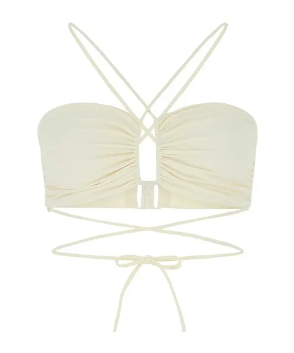 Magda Butrym Crisscross Bandeau Top - No