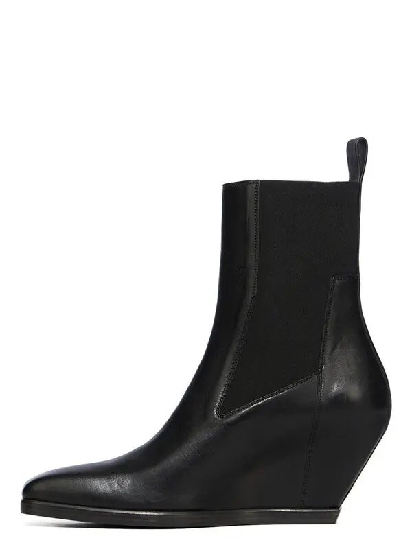 Rick Owens Chelsea Boots With Pull Tab
