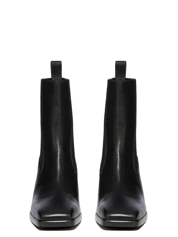 Rick Owens Chelsea Boots With Pull Tab