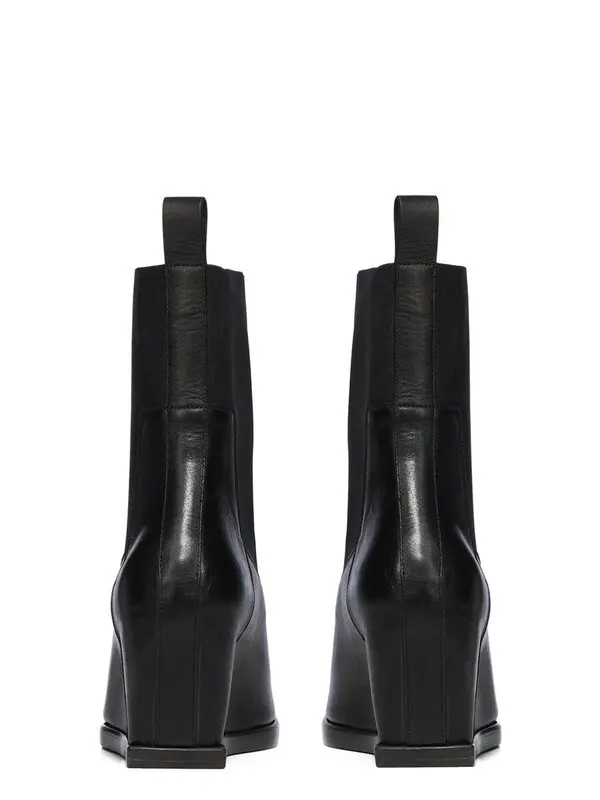 Rick Owens Chelsea Boots With Pull Tab
