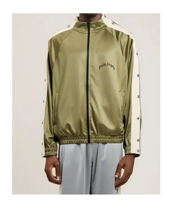 Palm Angels Snap-button Side Bands Track Jacket