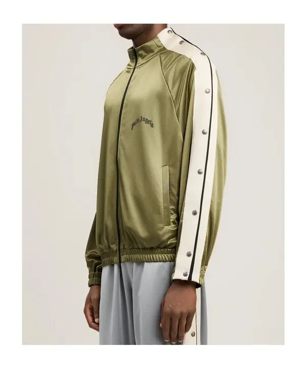 Palm Angels Snap-button Side Bands Track Jacket