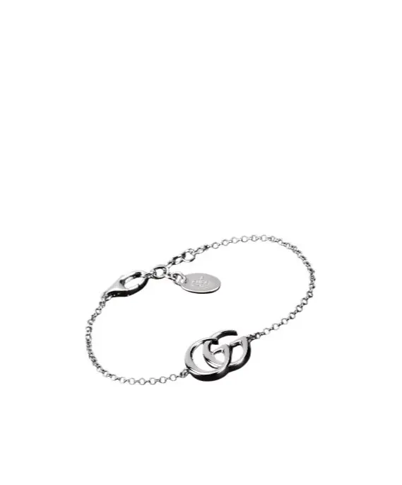Gucci Gg Marmont Chain Bracelet - Palladium Tone