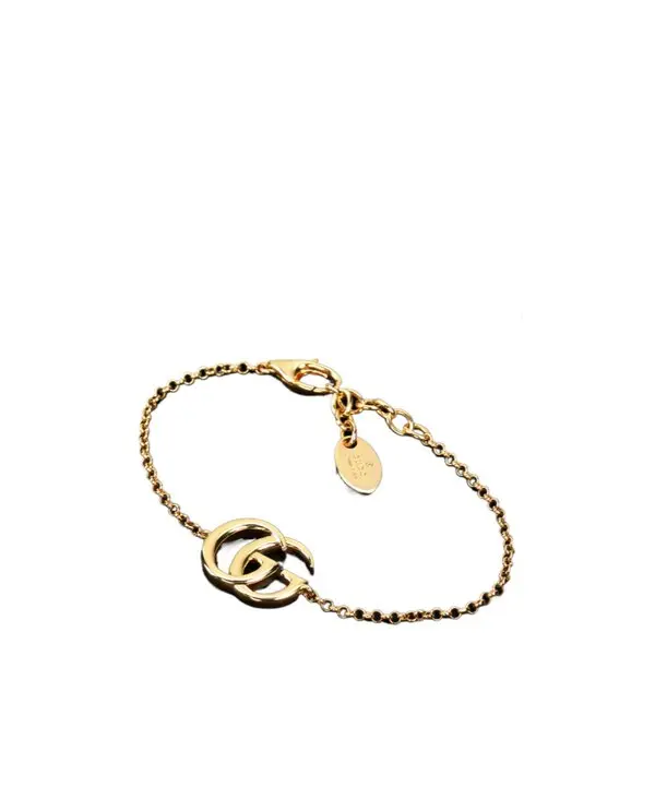 Gucci Gg Marmont Chain Bracelet - Golden