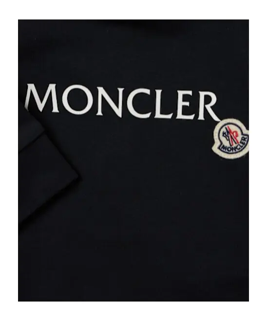 Moncler Logo Baby Romper - Black