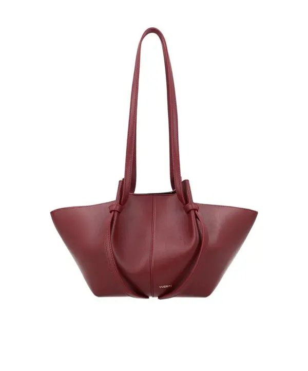Yuzefi Mochi Leather Shoulder Bag - Red