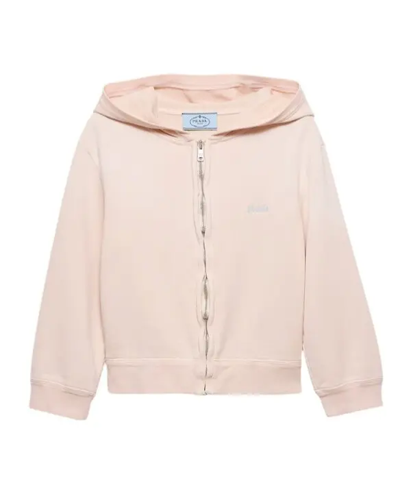 Prada Zip-up Hoodie - Pink