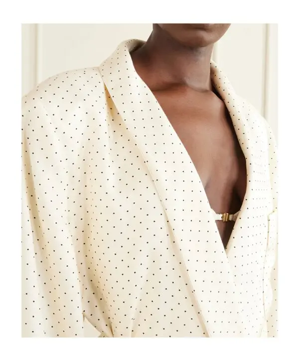 TOM FORD Polka-dot Silk Robe