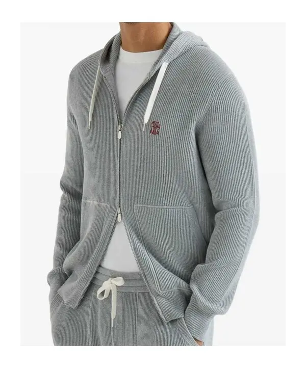 Brunello Cucinelli Cotton Zip-up Hoodie