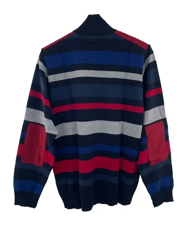PAUL  SHARK Paul & Shark Striped Quarter Zip Sweater