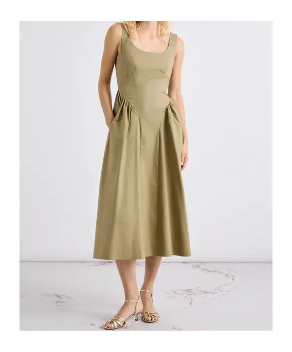 Marella Gathered Midi Dress