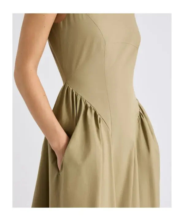 Marella Gathered Midi Dress