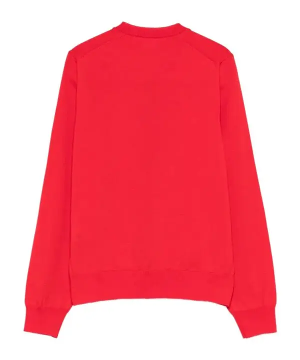 Comme Des Garçons Buttoned Cardigan - Red