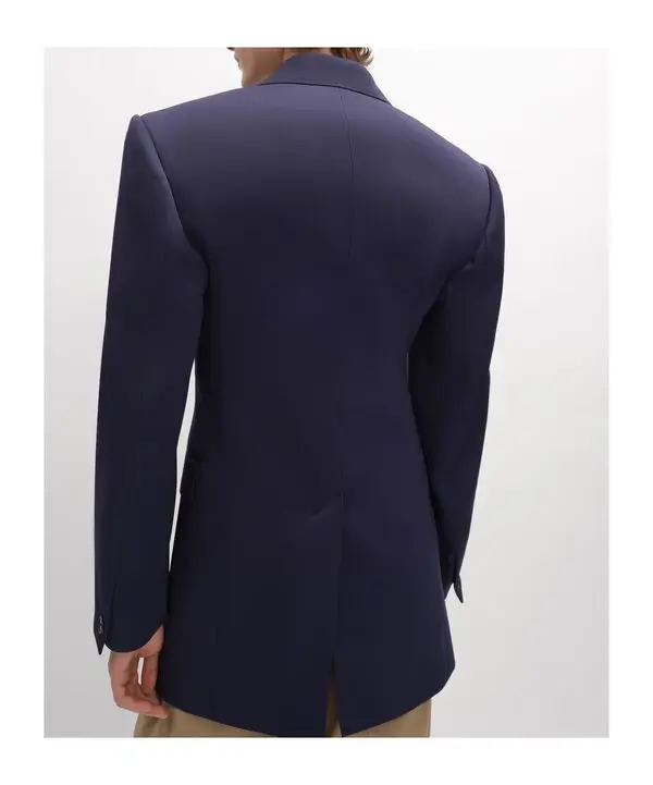 Celine Grain De Poudre Wool Colline Jacket - Black
