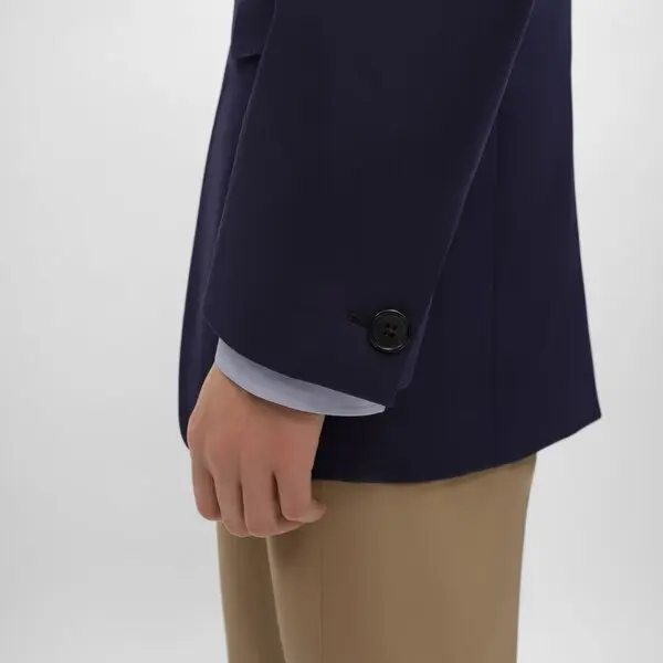 Celine Grain De Poudre Wool Colline Jacket - Black