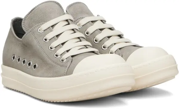 Rick Owens Lace-up Sneakers - White