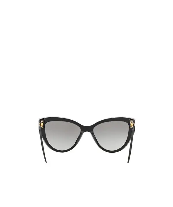 Miu Miu Cat Eye Logo Sunglasses - Gray