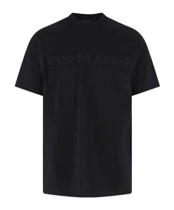 Canada Goose Embroidered Logo Cotton T-shirt
