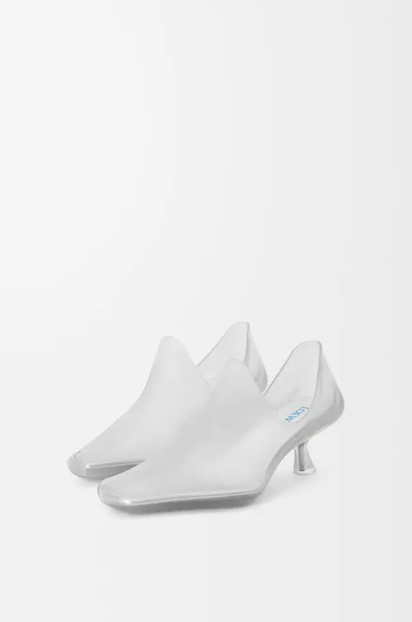 Loewe Emily Quilted Pvc Pumps With Socks