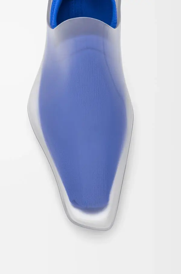 Loewe Emily Quilted Pvc Pumps With Socks