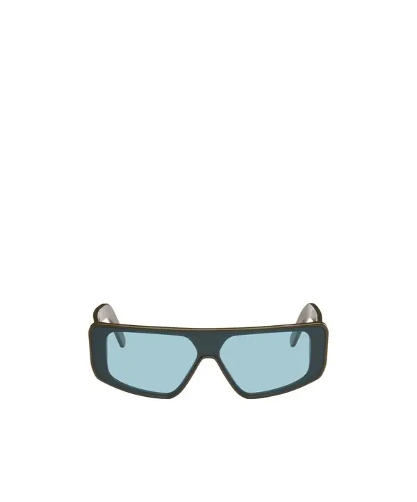 Rick Owens Performa Rectangle Sunglasses - Blue