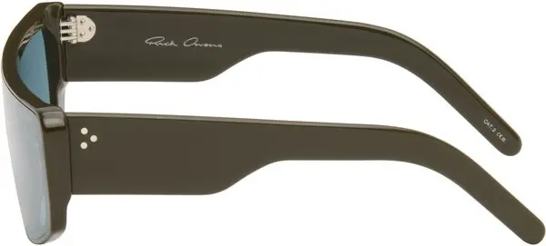 Rick Owens Performa Rectangle Sunglasses - Blue
