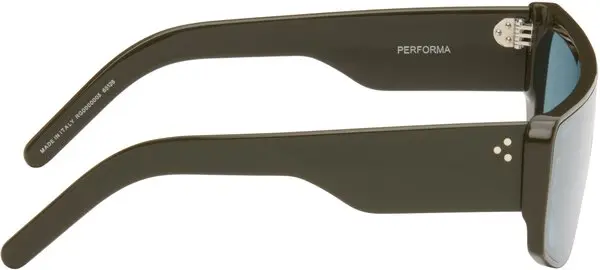 Rick Owens Performa Rectangle Sunglasses - Blue