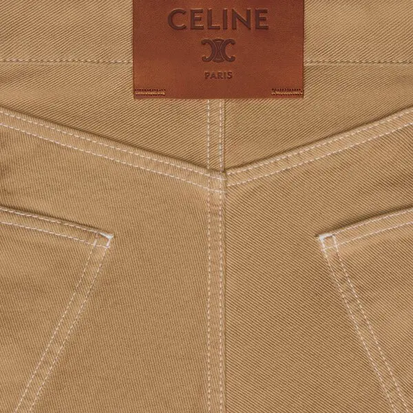 Celine Boyfriend Jeans In Cotton Denim
