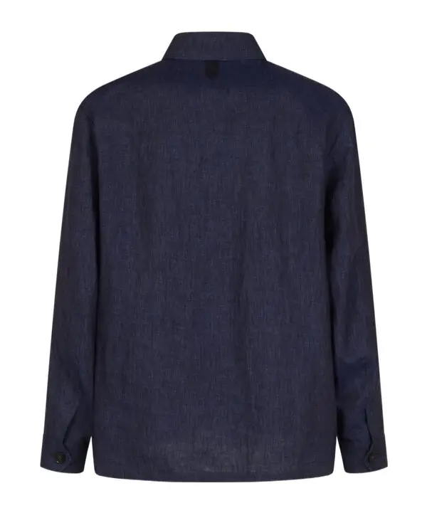 Canali Utility Overshirt Jacket - Black