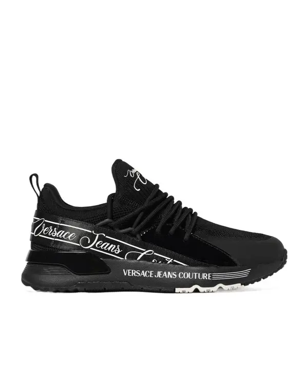 Versace Dynamic Logo Sneakers - Black