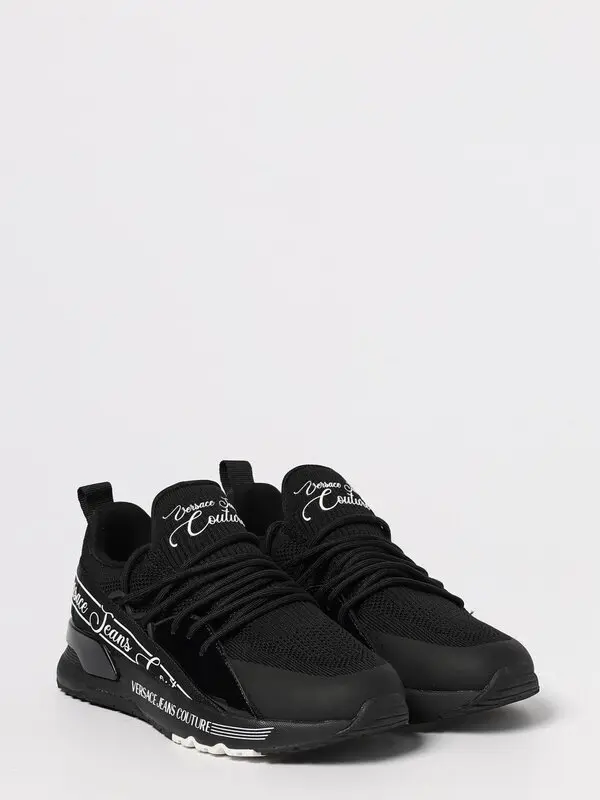 Versace Dynamic Logo Sneakers - Black