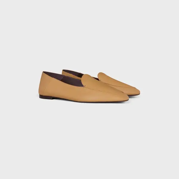 Celine Aura Loafer In Goatskin - Orme