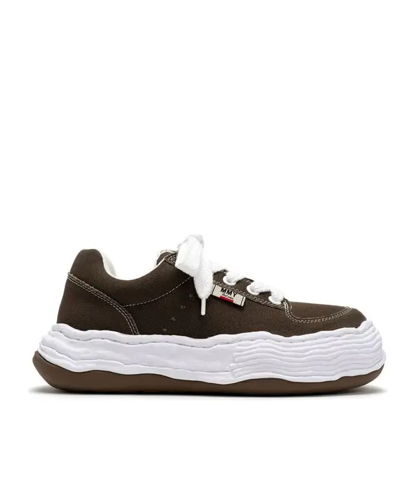 Mihara Yasuhiro Oliver Logo Patch Sneakers - Khaki