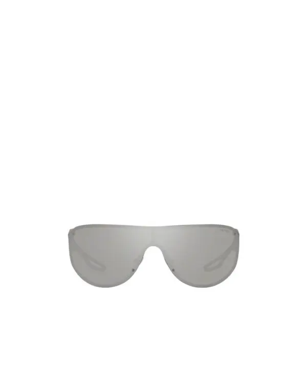 Prada Silver Tone Logo Sunglasses