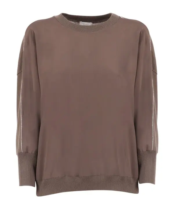 Peserico Shimmer Detail Knitted Sweater