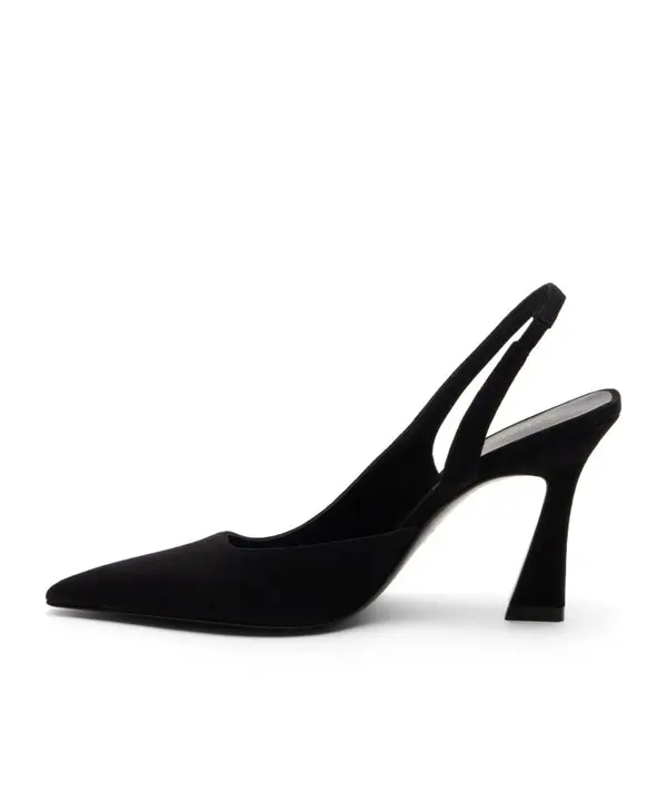 STUART WEITZMAN Vinnie 85 D'orsay Slingback Stiletto Heel - Black