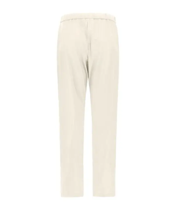 Herno Straight Leg Casual Pants With Elastic Waistband