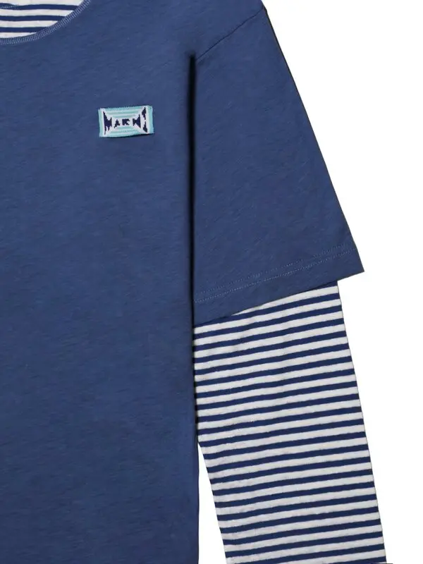 Marni Layered Stripe Long-sleeve T-shirt