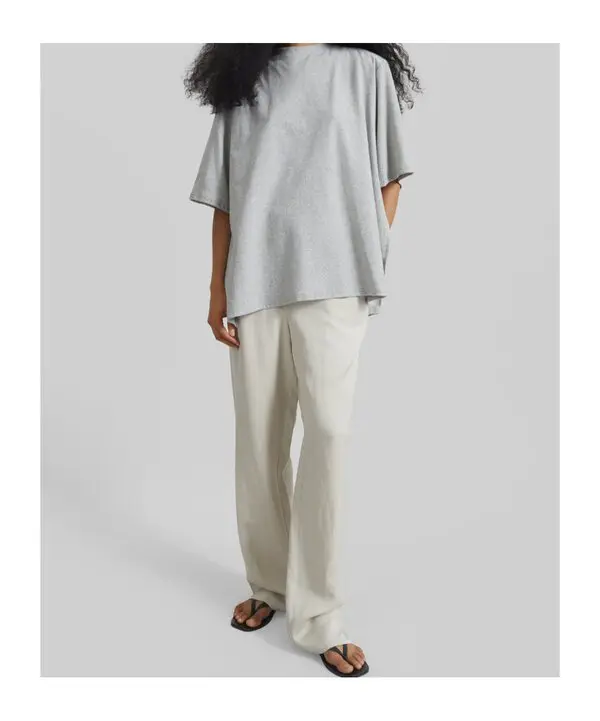 THE FRANKIE SHOP Hugo Crewneck T-shirt - Gray Blend