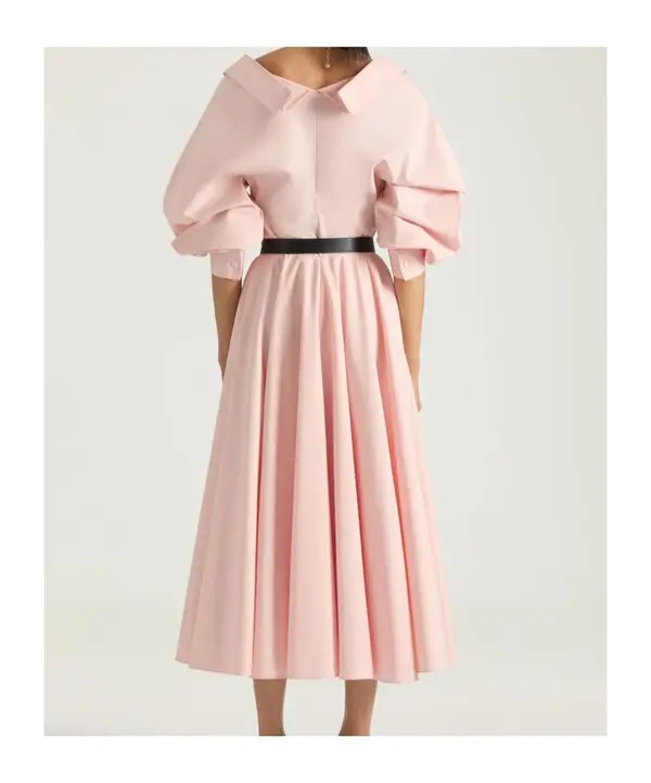 Givenchy Puff-sleeve Collared Shirt - Nude