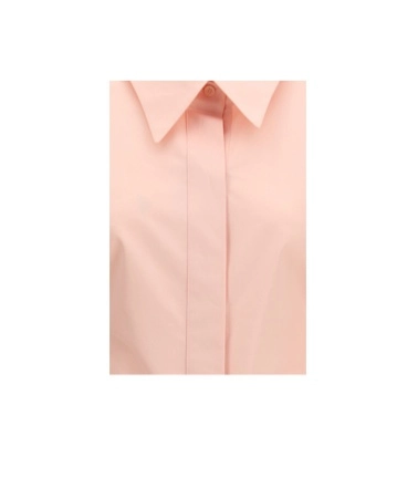 Givenchy Puff-sleeve Collared Shirt - Nude