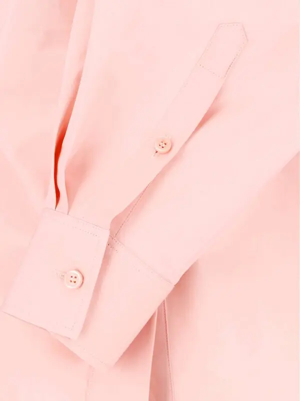Givenchy Puff-sleeve Collared Shirt - Nude