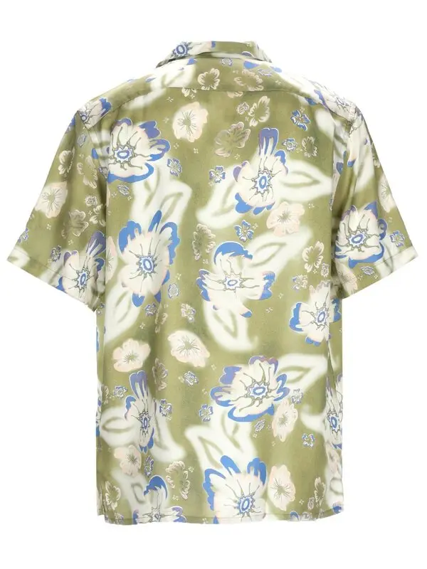 Paul Smith Floral Cuban-collar Shirt - Nude