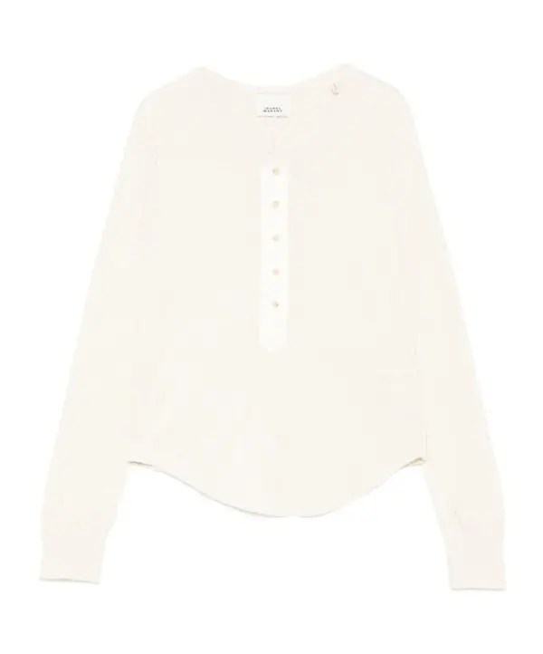 Isabel Marant Étoile Long Sleeve Button T-shirt
