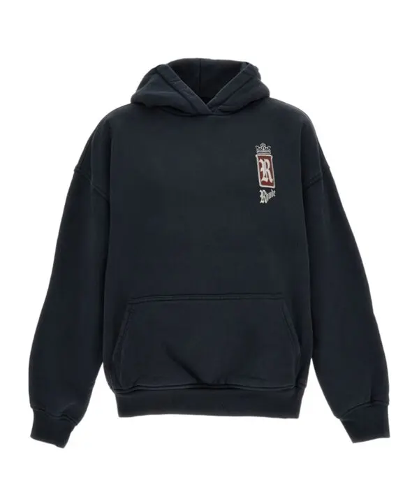Rhude Logo Detailed Hoodie
