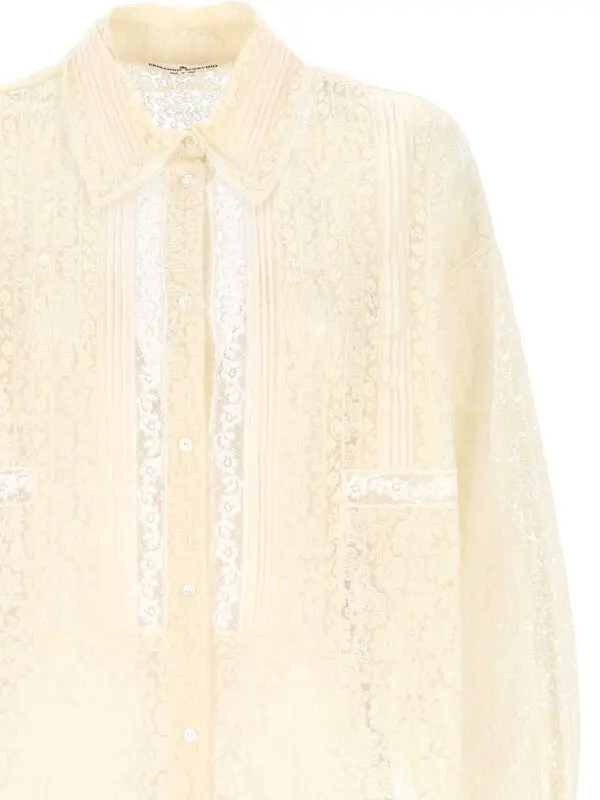Ermanno Scervino Lace Shirt - Whitecap Grey